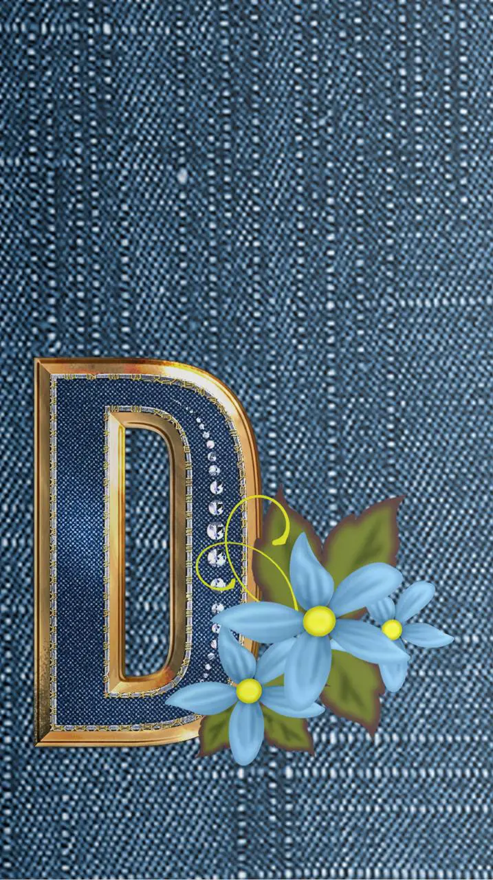 D Name Letter Wallpaper