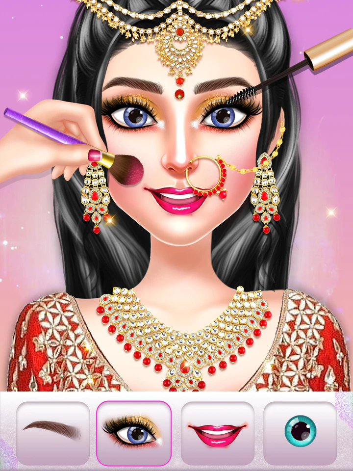 Indian Bridal Dress Up And Makeup Games Saubhaya Makeup