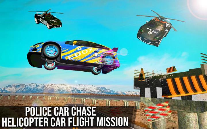 Flying Police Car